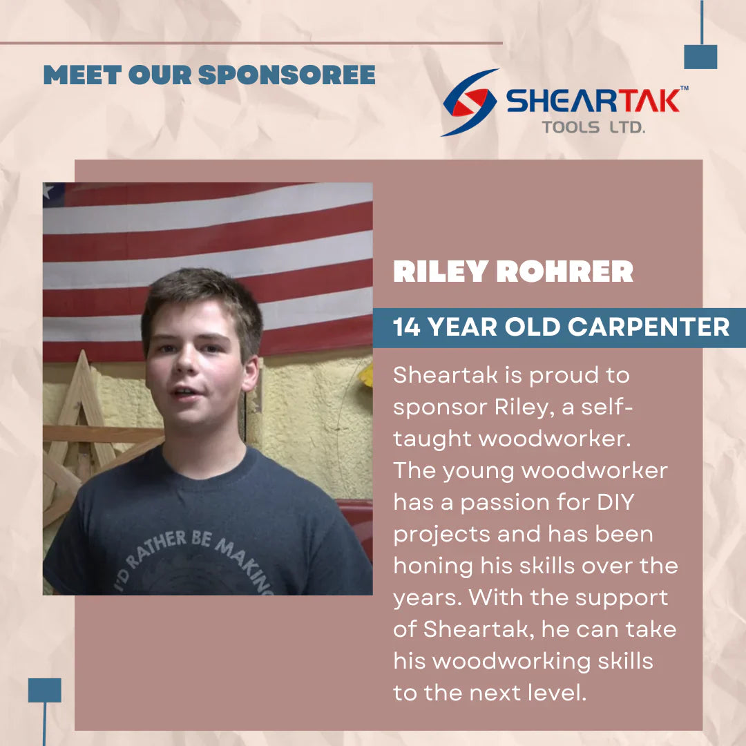 Sponsoring a 14-year-old self-taught woodworker
