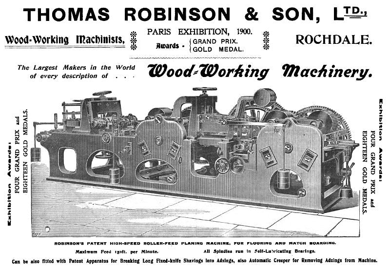 Spiral Cutterheads for Robinson Planers | Thomas Robinson & Sheartak