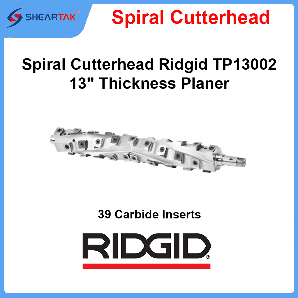 Spiral Cutterhead RIDGID TP13002 13in. Thickness