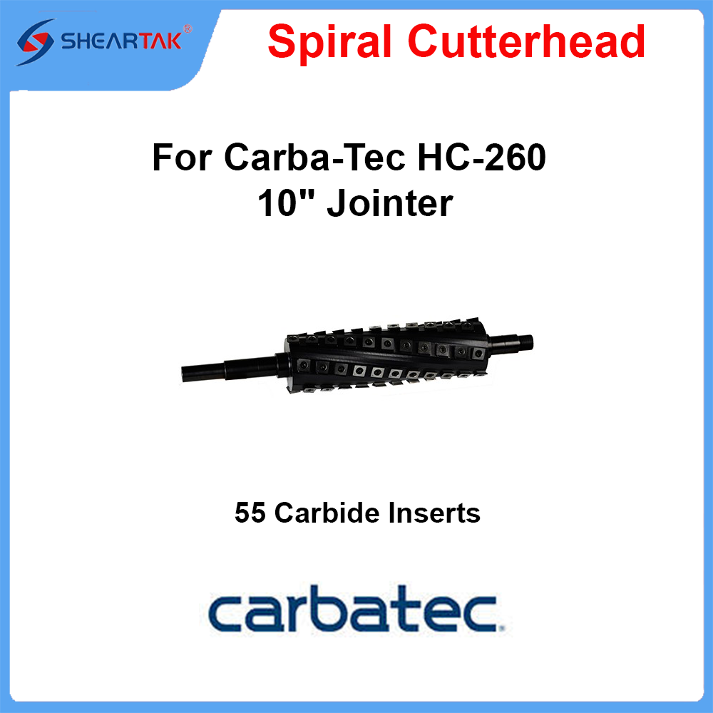 Spiral Cutterhead for Carba-Tec HC 260