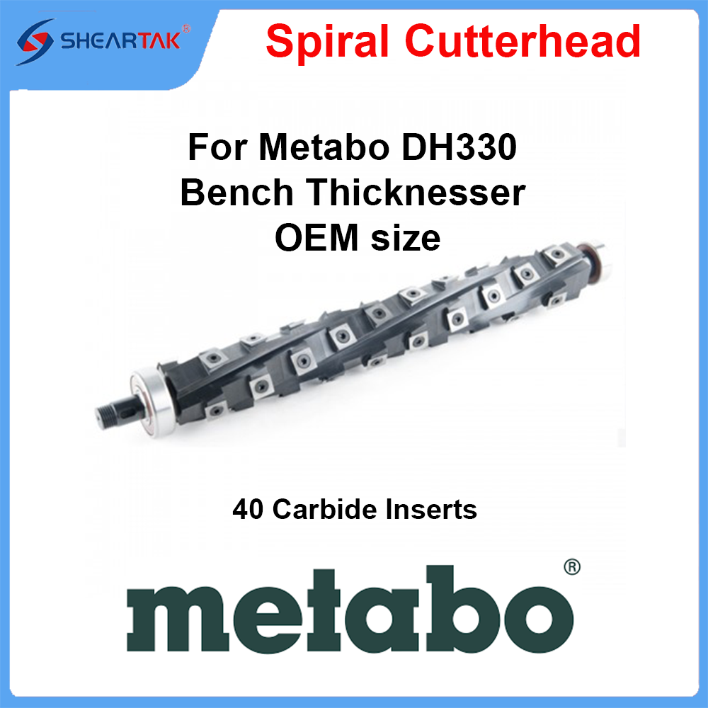 Spiral Cutterhead for Metabo DH330 Thicknesser OEM size| Metabo Parts