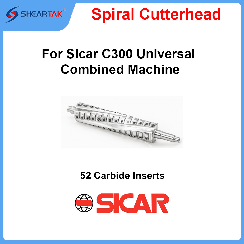 Spiral Cutter head for Sicar C300 Universal Combined Machine